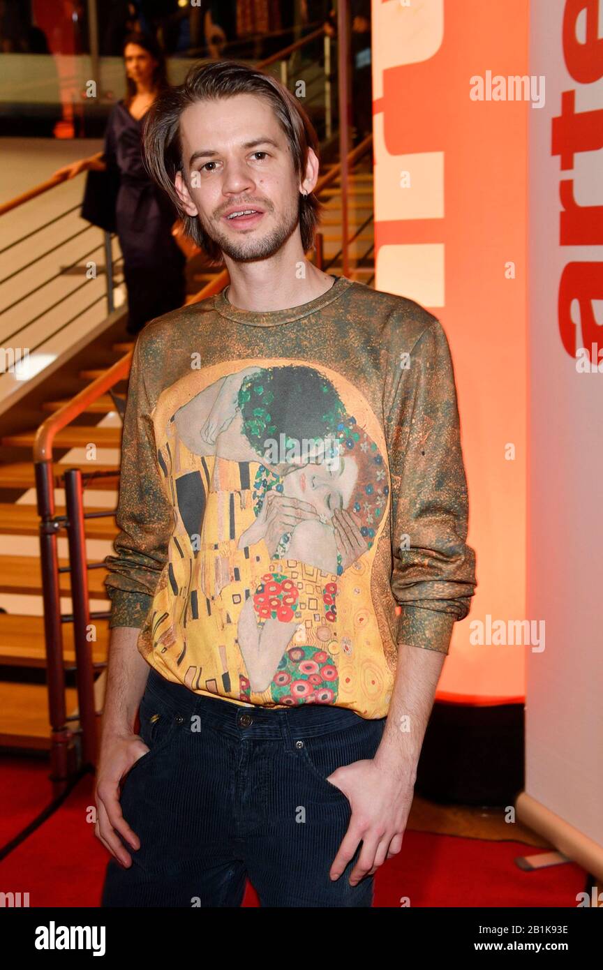 Berlin, Deutschland. 25th Feb, 2020. Florian Feik at the ARTE reception ...