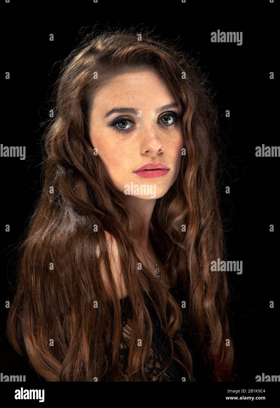 Katrina, a new face in the UK modeling world Stock Photo - Alamy