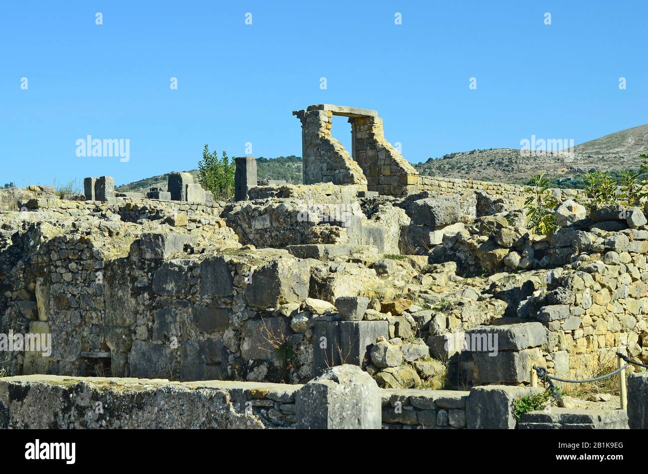 Morocco, Unesco world heritage site of ancient Roman settlement ...