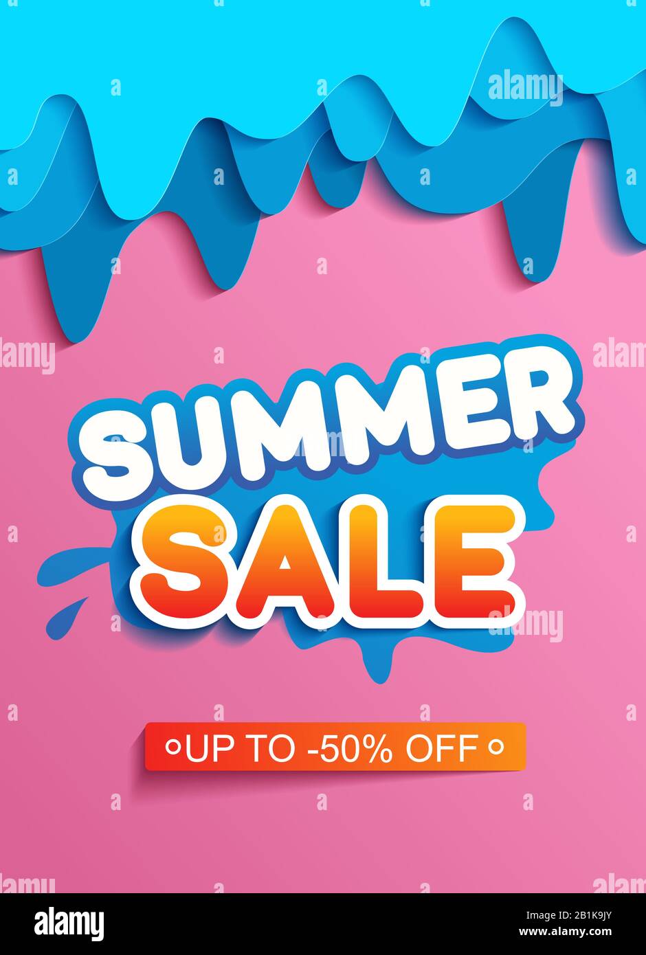 Abstract paper cut beach Stock Vector Images - Alamy