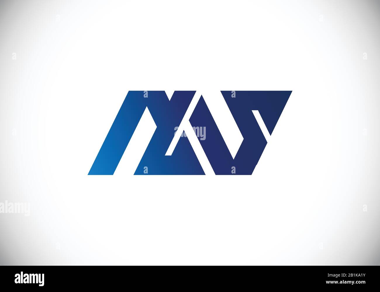 A V Initial letter logo design, Creative Modern Letters Vector Icon Logo Illustration Stock ...