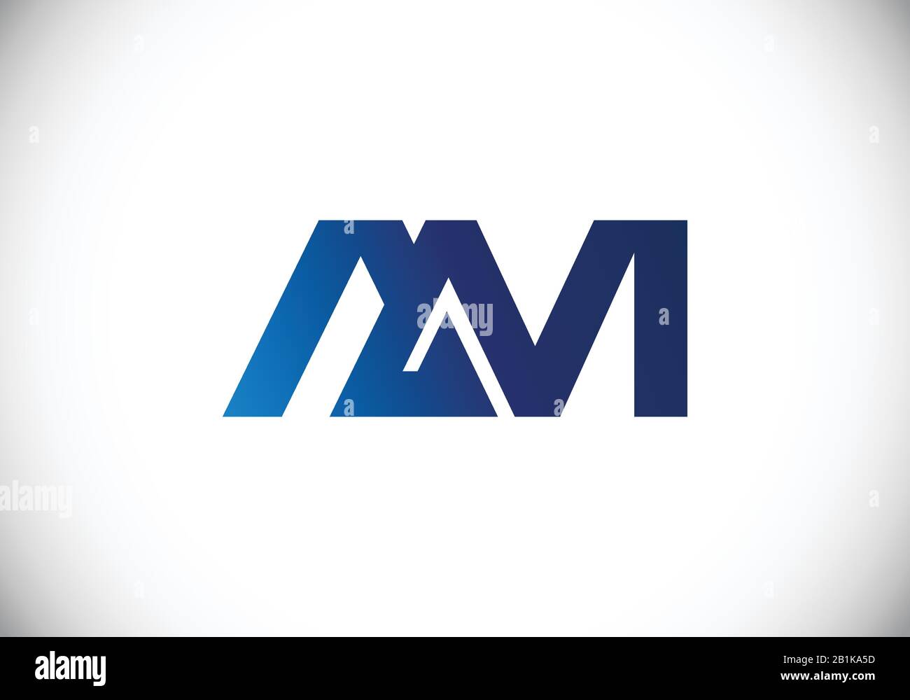 A M Initial letter logo design, Creative Modern Letters Vector Icon ...