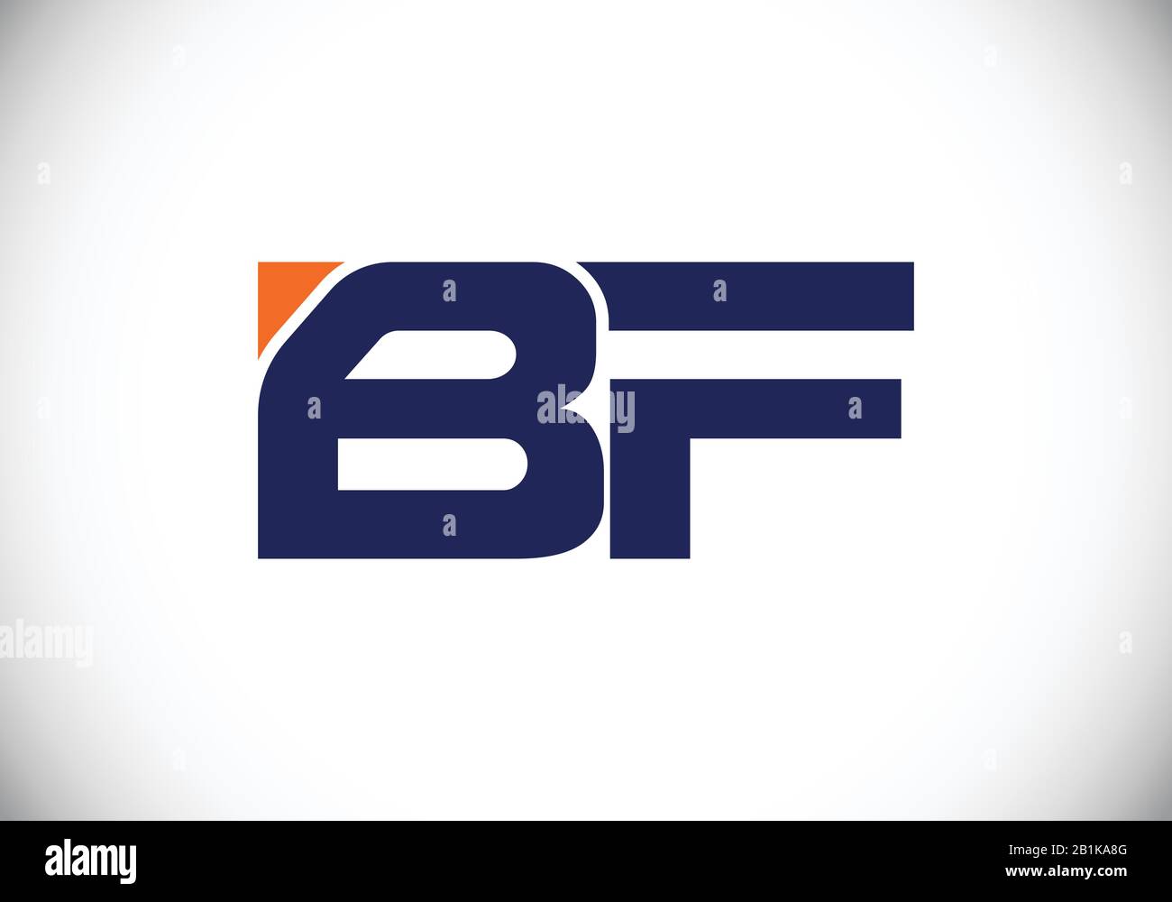 B F Initial letter logo design, Creative Modern Letters Vector Icon ...