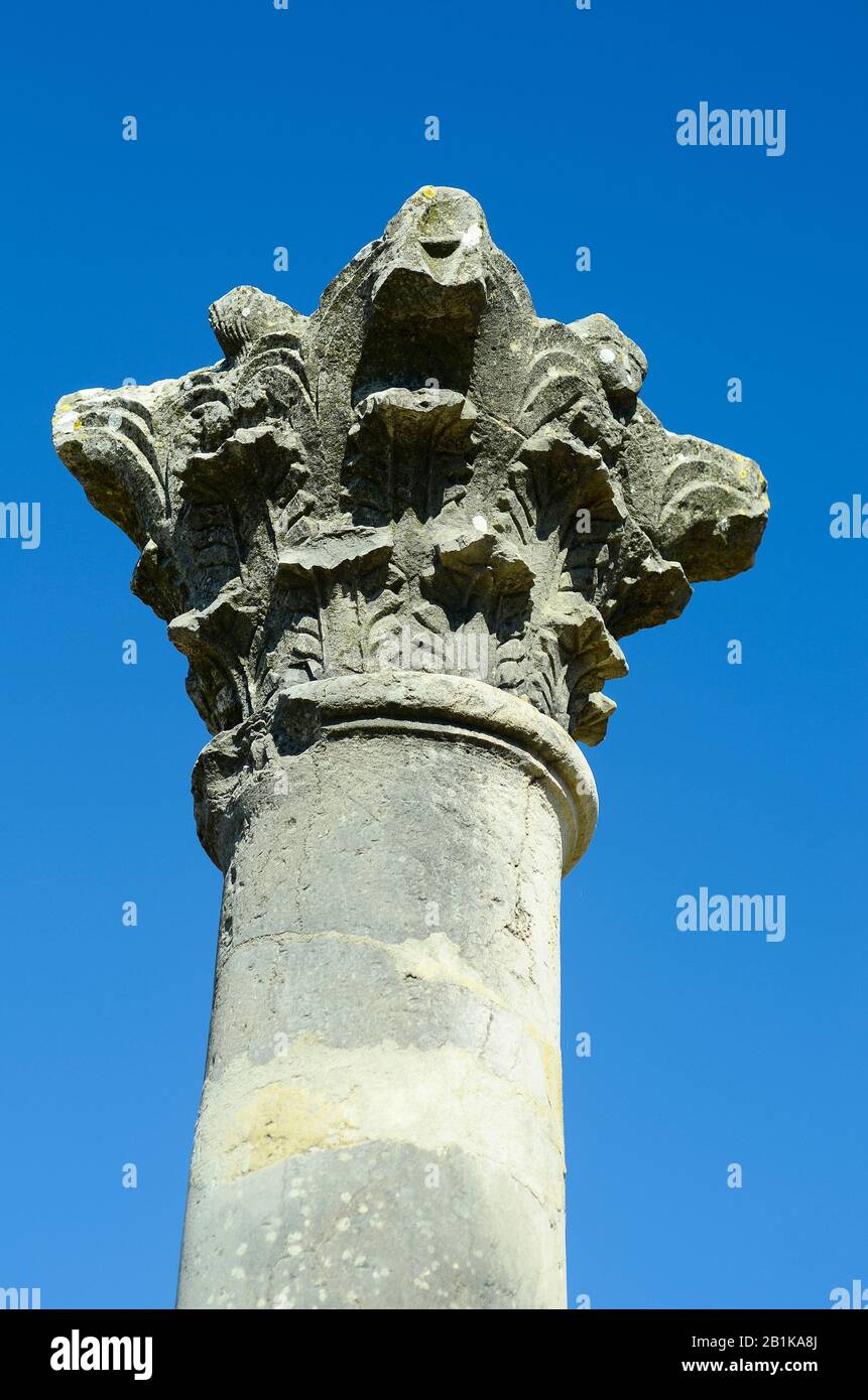 Morocco, Unesco world heritage site of ancient Roman settlement ...