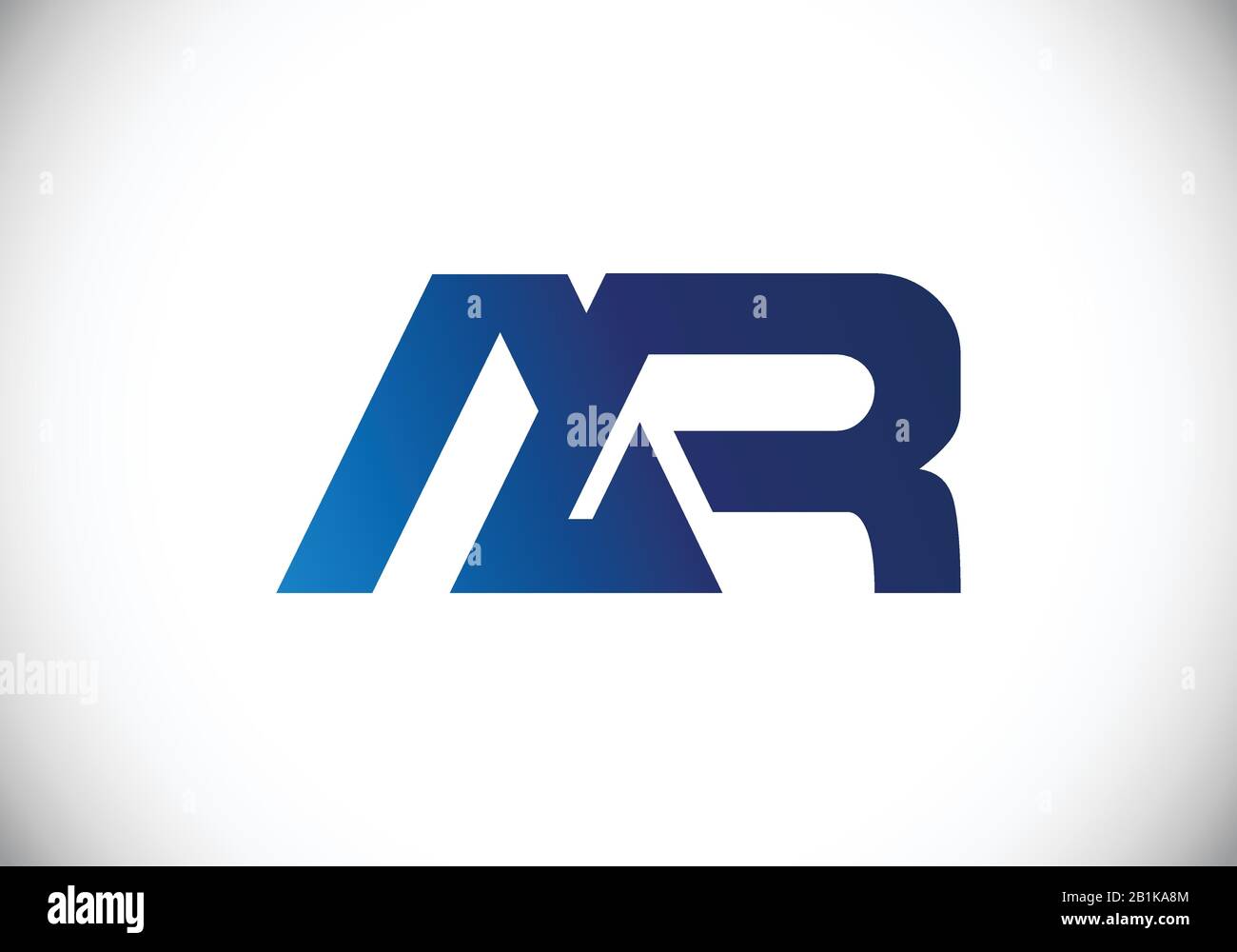 A R Initial letter logo design, Creative Modern Letters Vector Icon ...