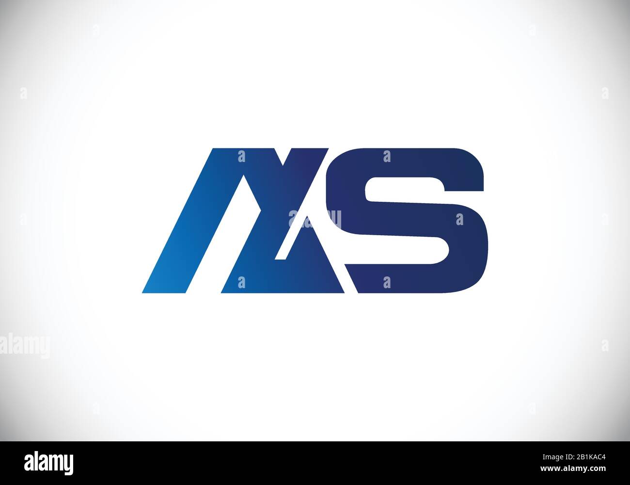 A S Initial letter logo design, Creative Modern Letters Vector Icon ...