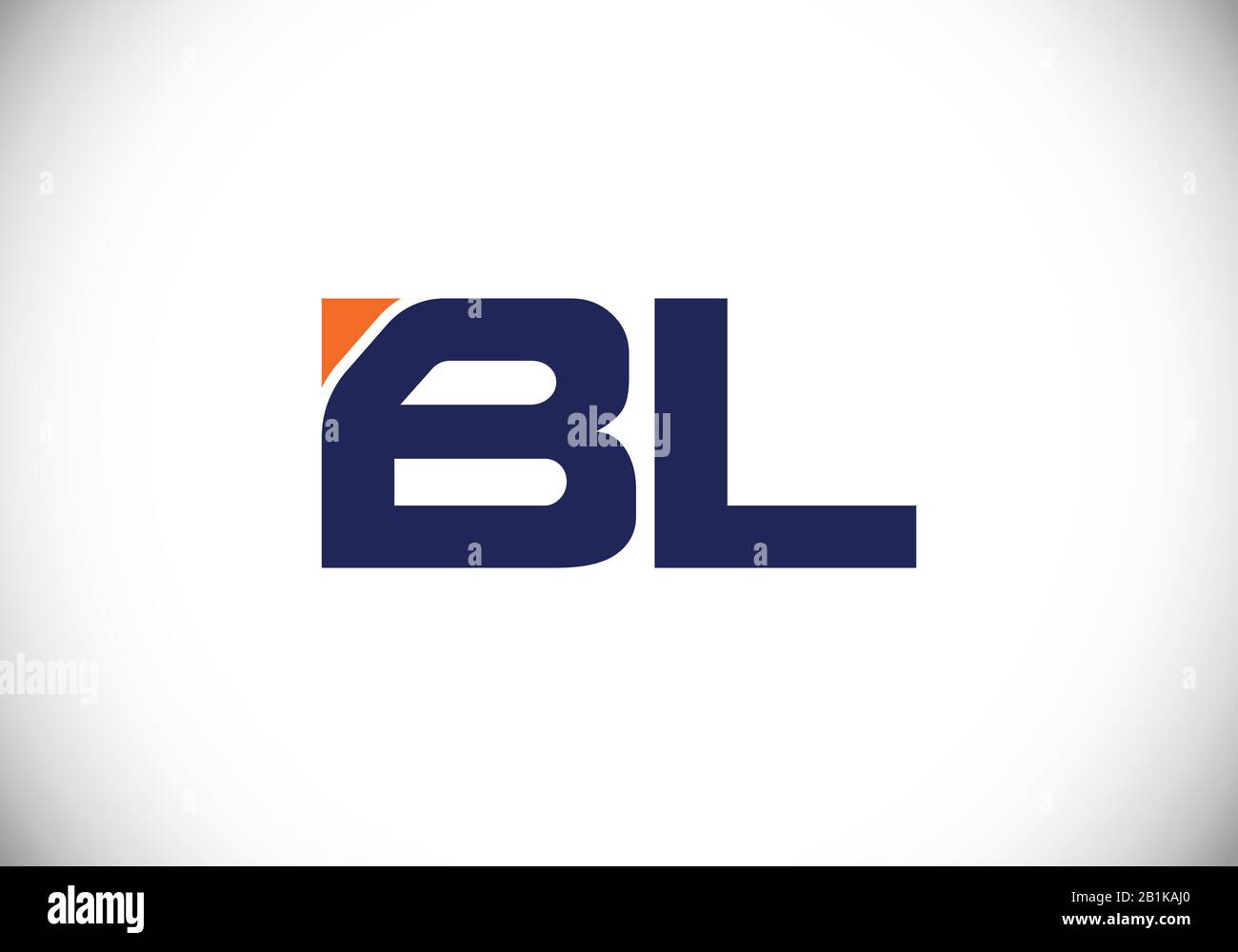 B L Initial letter logo design, Creative Modern Letters Vector Icon ...
