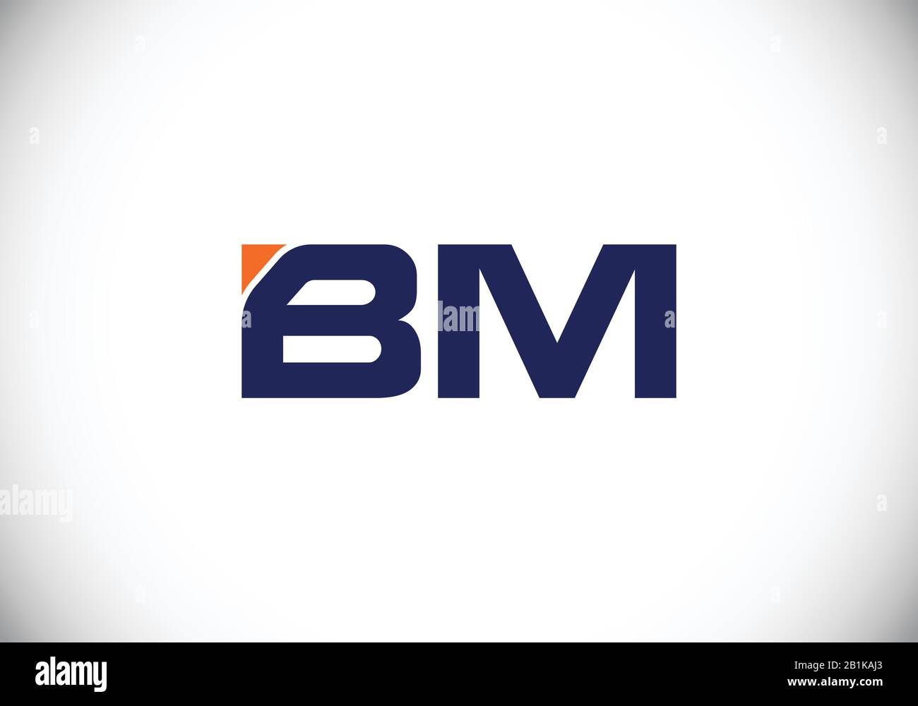 B M Initial letter logo design, Creative Modern Letters Vector Icon ...