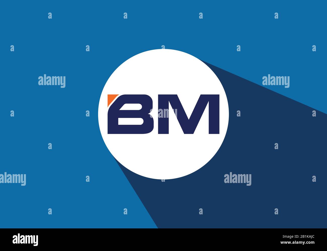 B M Initial letter logo design, Creative Modern Letters Vector Icon ...
