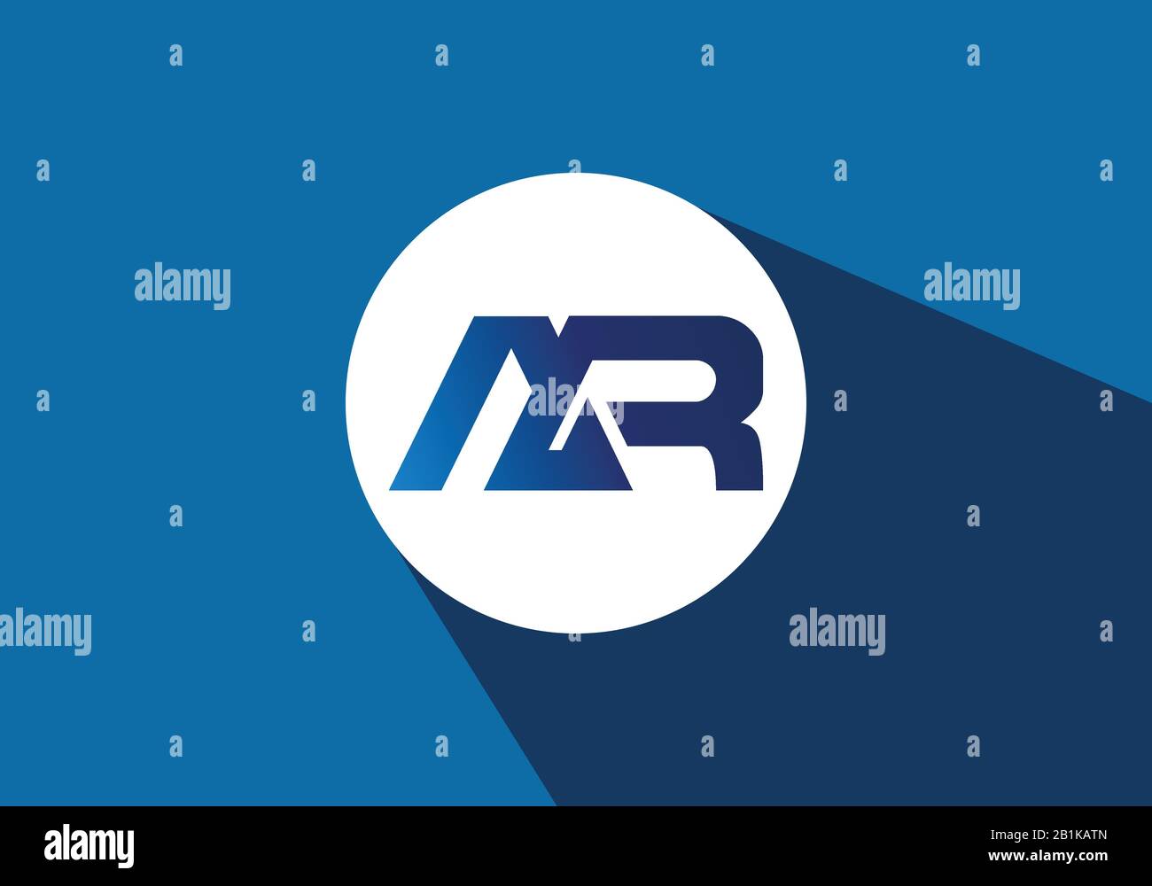 A R Initial letter logo design, Creative Modern Letters Vector Icon ...