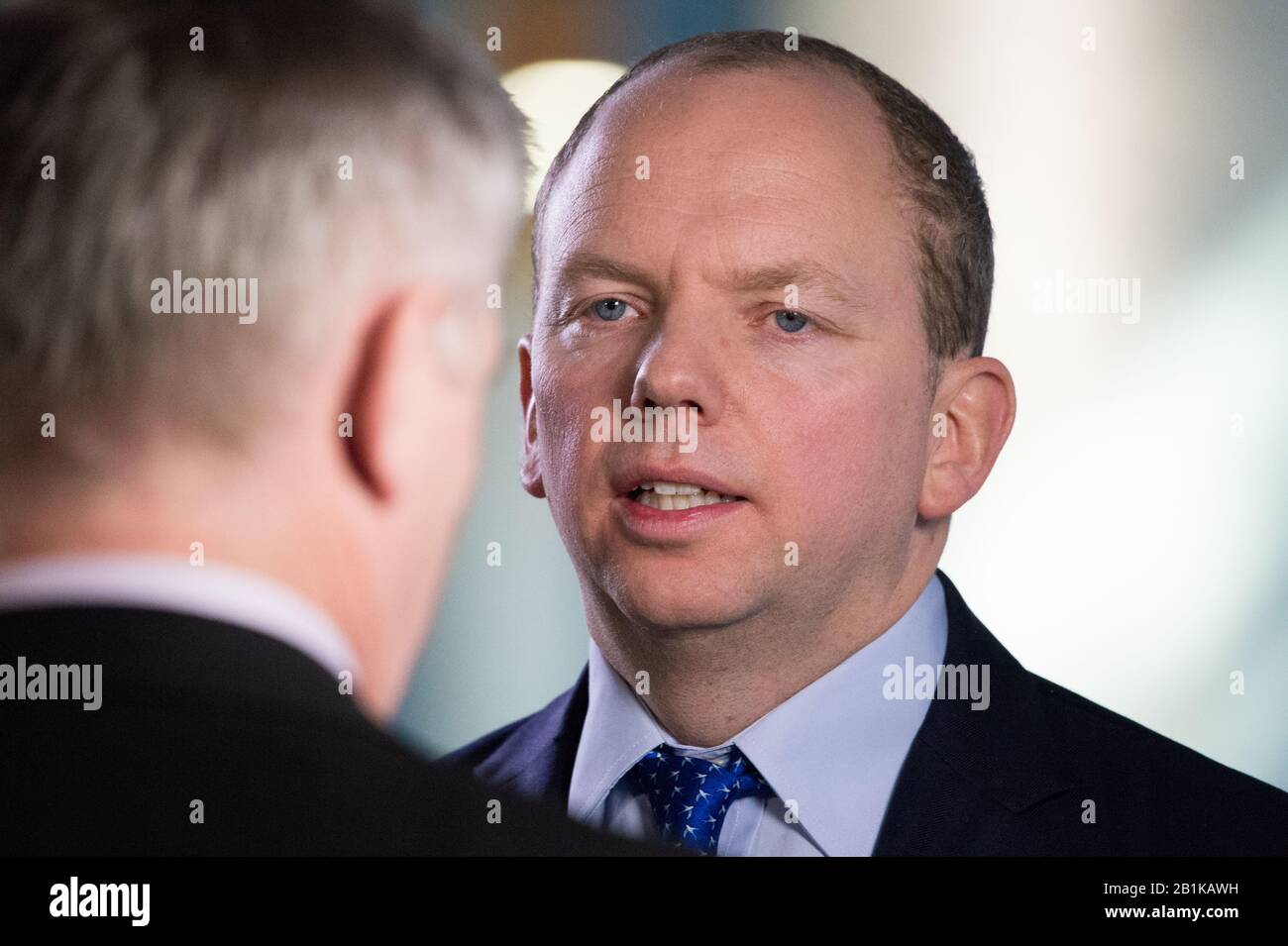 Face on view of donald cameron scottish conservatives hi-res stock ...