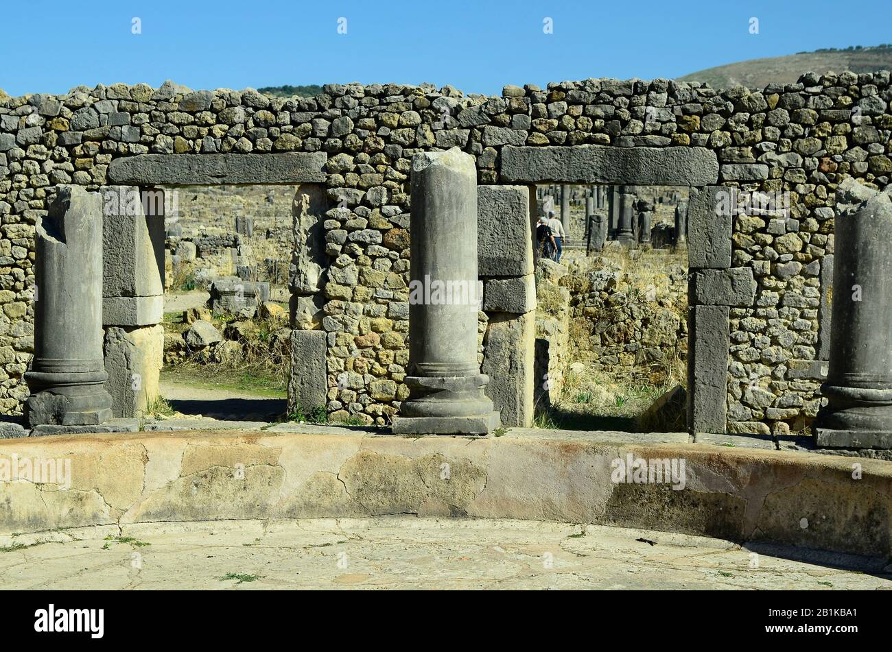 Morocco, Unesco world heritage site of ancient Roman settlement ...