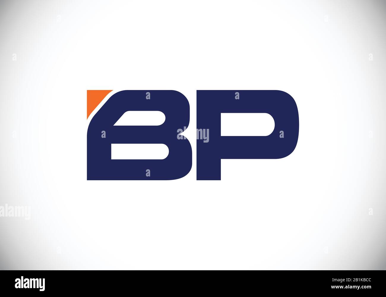 B P Initial letter logo design, Creative Modern Letters Vector Icon ...