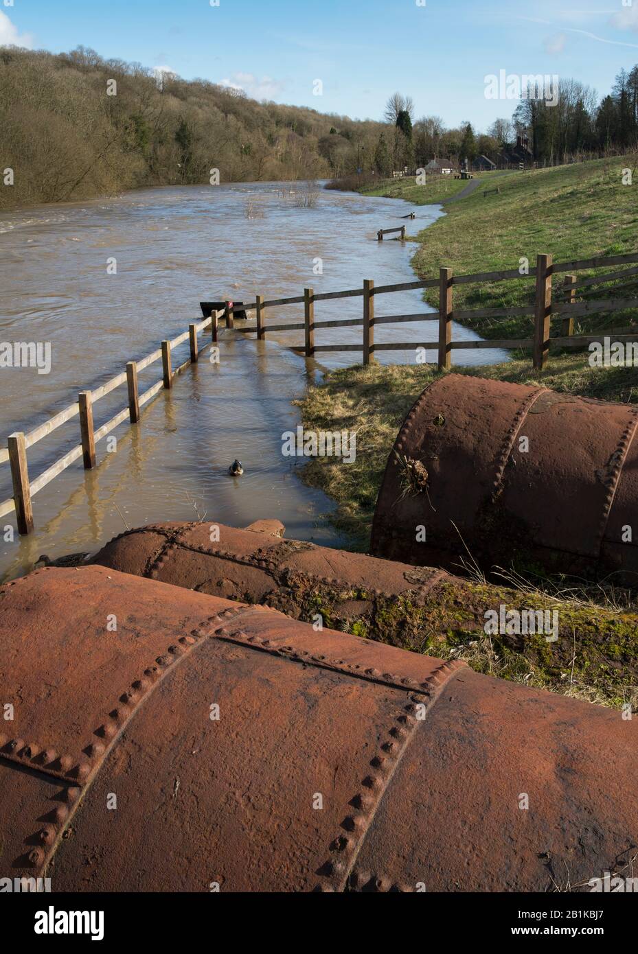 Of flooding in ironbridge hi-res stock photography and images - Alamy