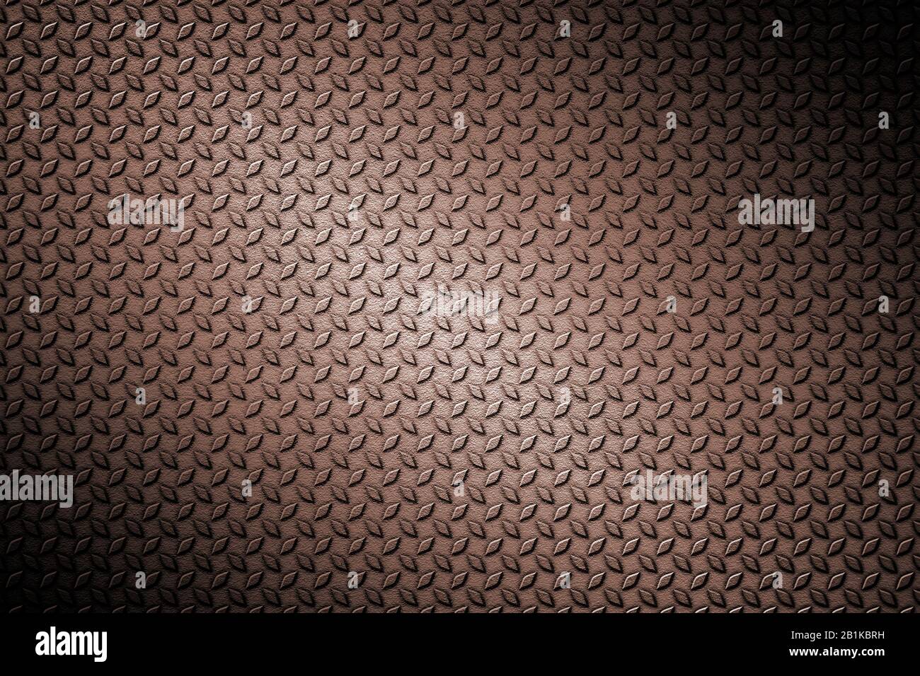 old and rust diamond plate. metal background and texture. 3d ...