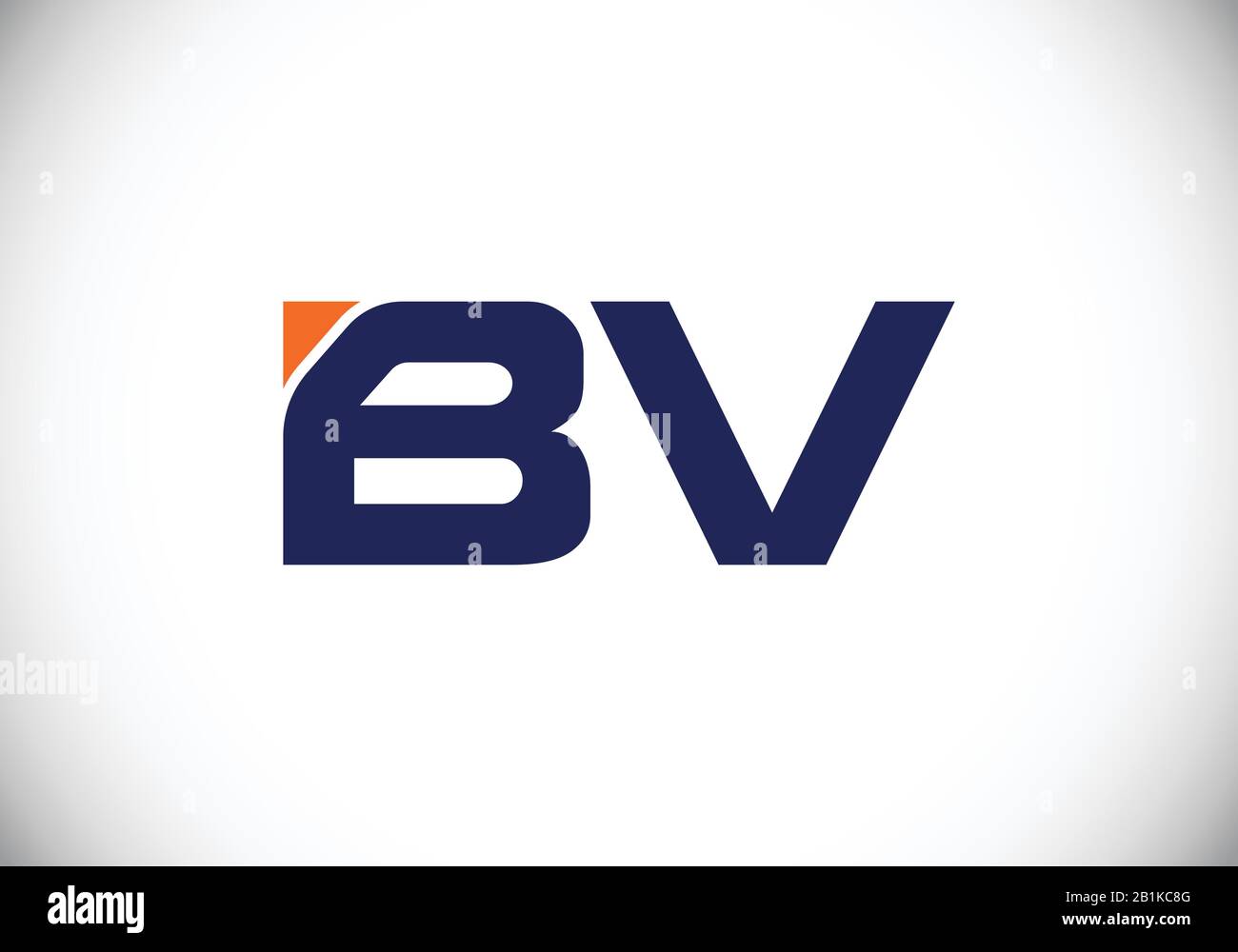 B V Initial letter logo design, Creative Modern Letters Vector Icon ...