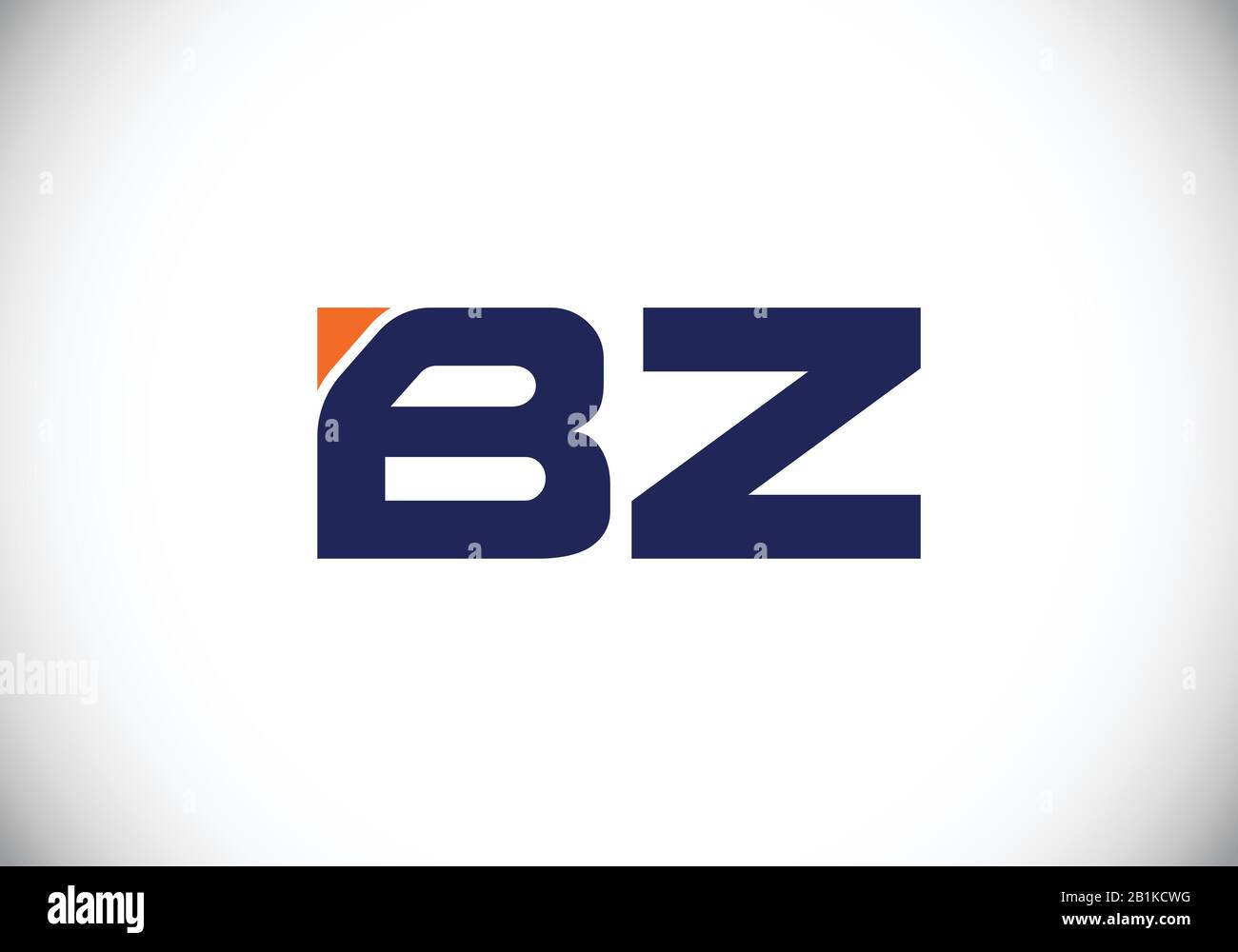 B Z Initial letter logo design, Creative Modern Letters Vector Icon ...