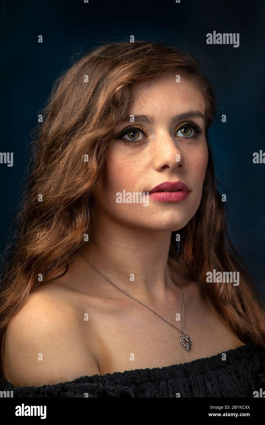 Katrina, a new face in the UK modeling world Stock Photo - Alamy