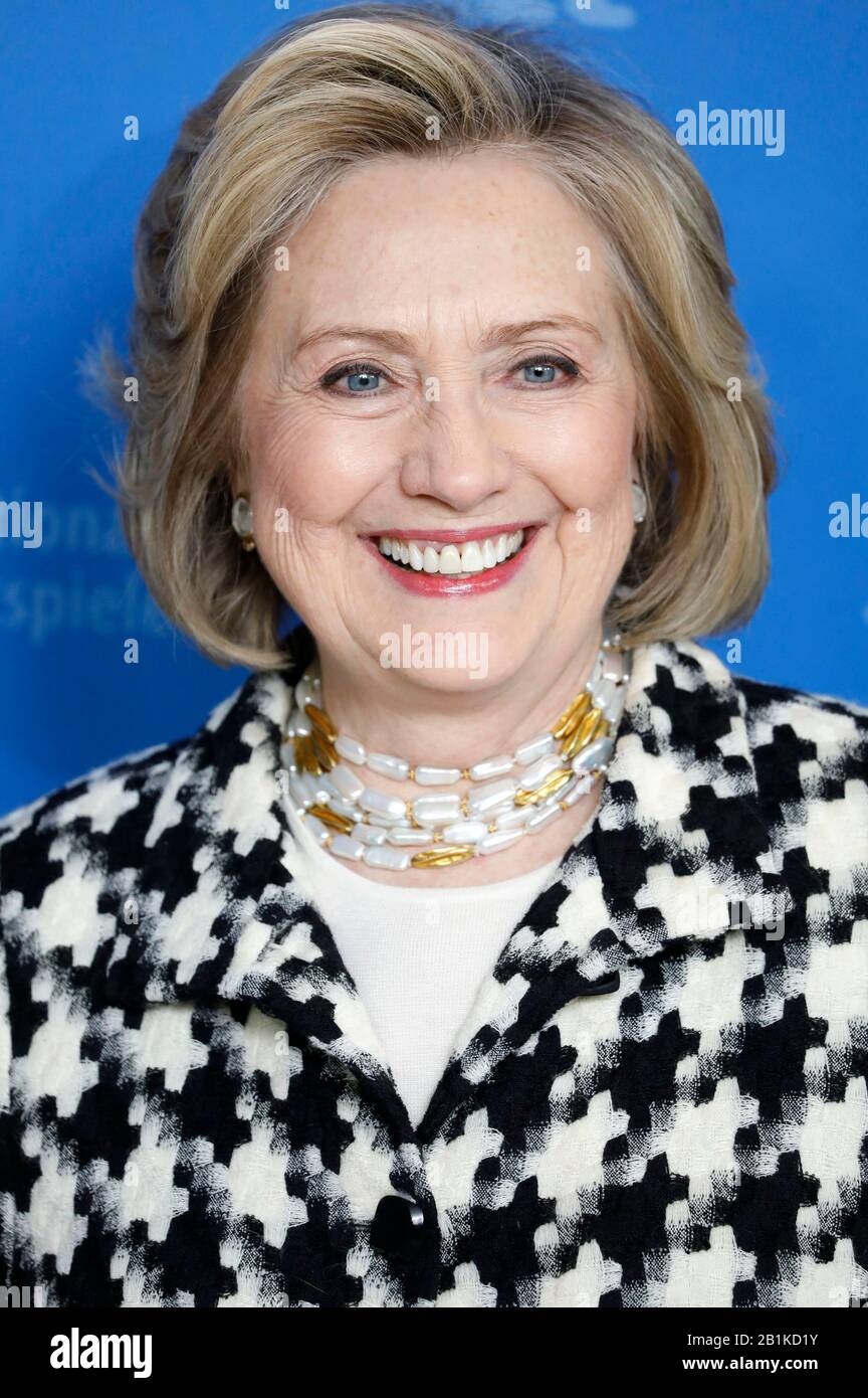 Hillary Rodham Clinton at the photocall for 'Hillary' at the Berlinale ...