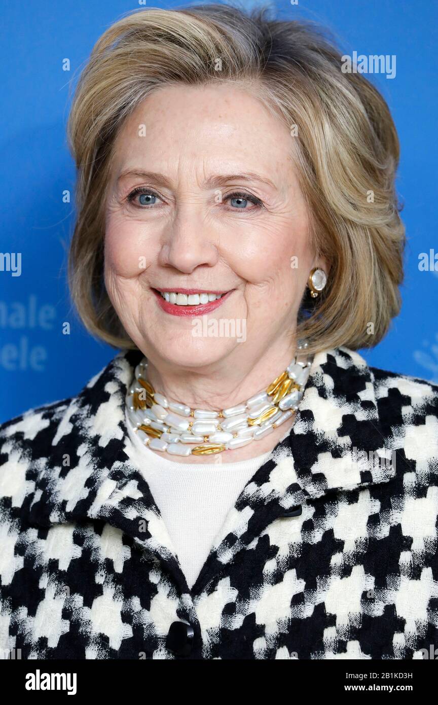Hillary Rodham Clinton at the photocall for 'Hillary' at the Berlinale ...