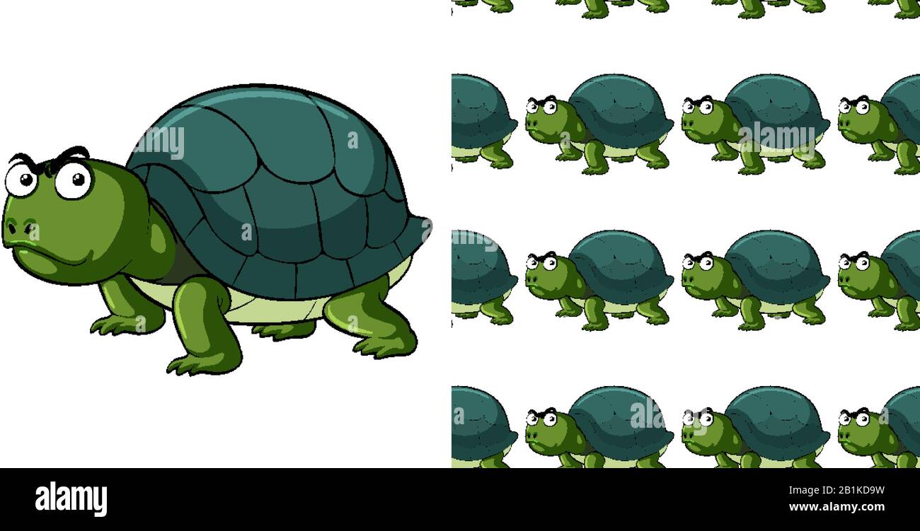 Vector Angry Turtle