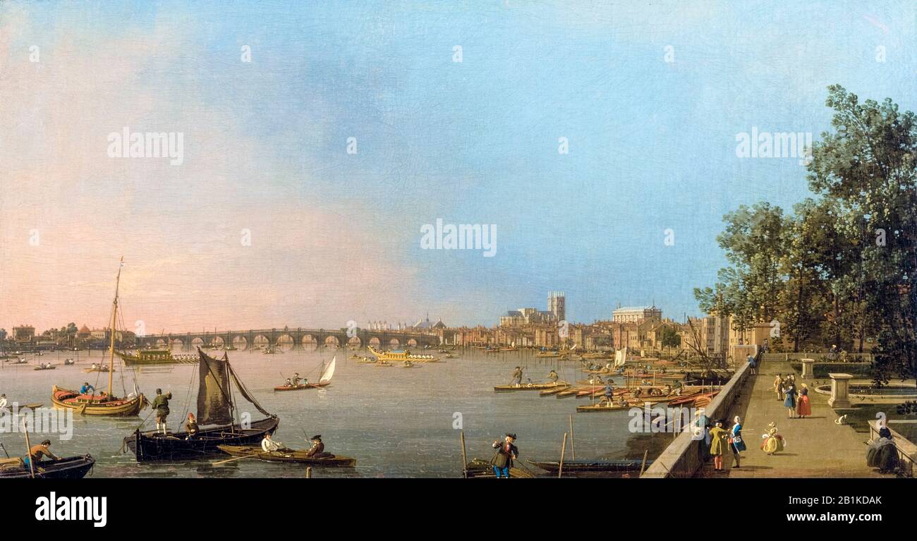 London 18th century thames hi-res stock photography and images - Alamy