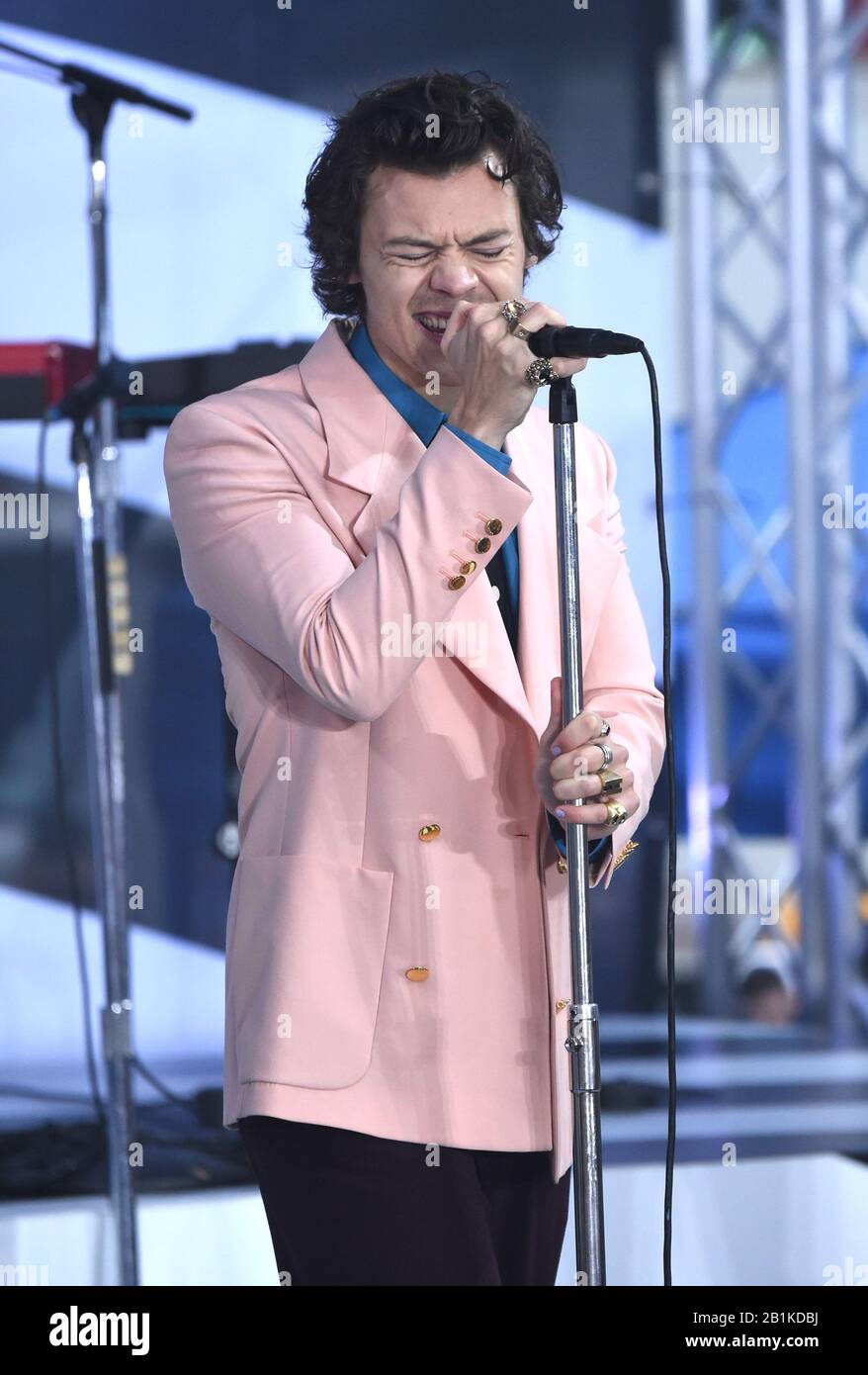 New York, NY, USA. 26th Feb, 2020. Harry Styles Performs on NBC's Today ...