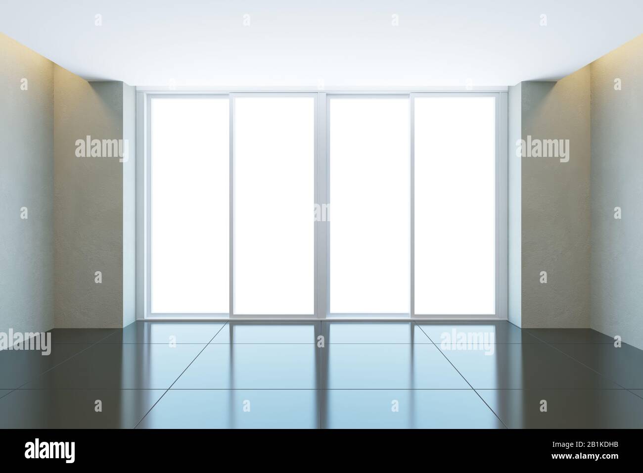 empty office room with window Stock Photo - Alamy