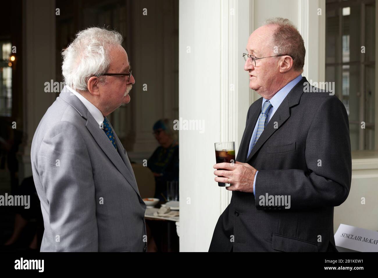 Lord Christopher Tugendhat at The Oldie Literary Lunch; 25/02/20 Stock ...