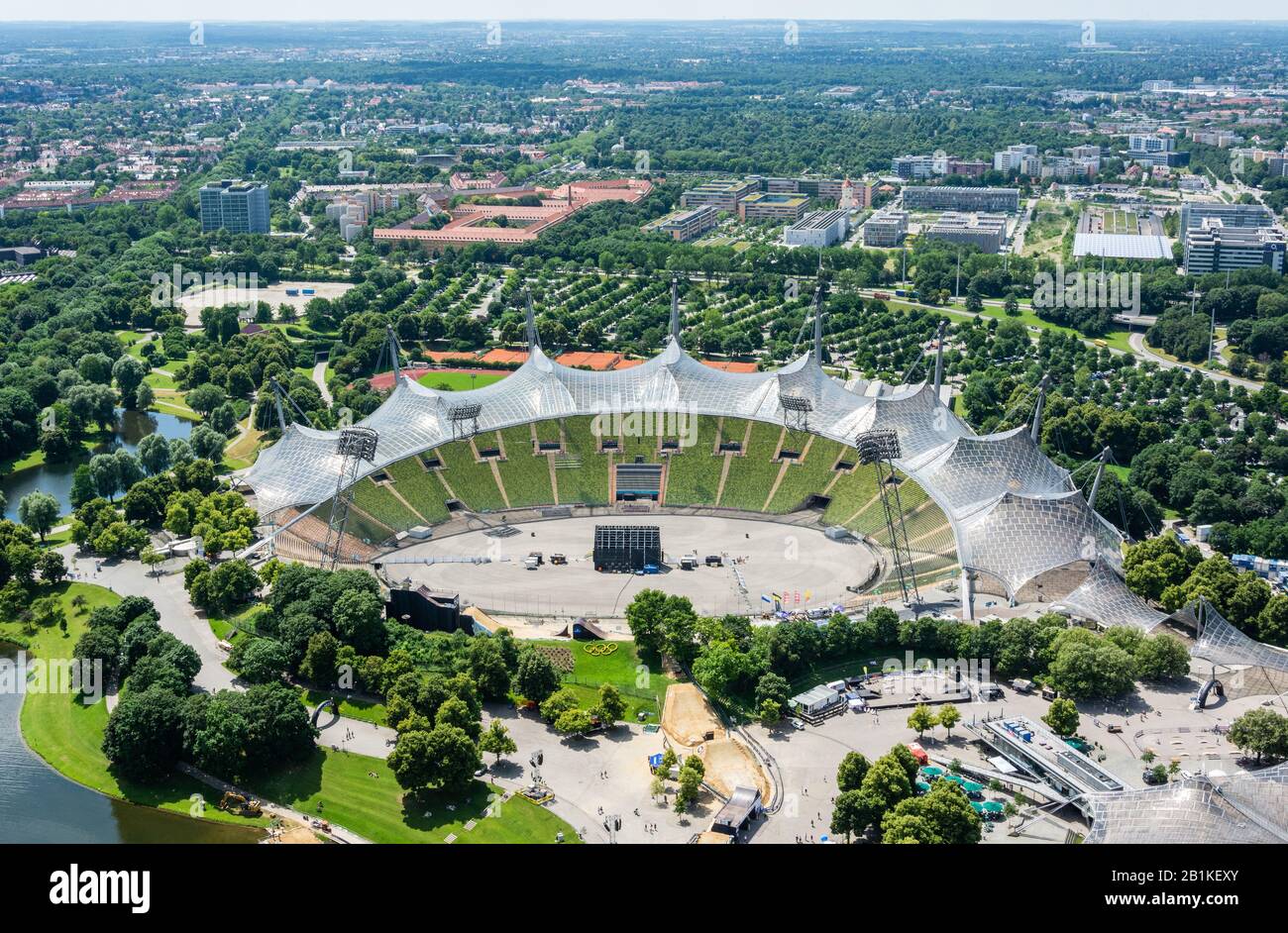 Munich 1972 stadium hi-res stock photography and images - Alamy