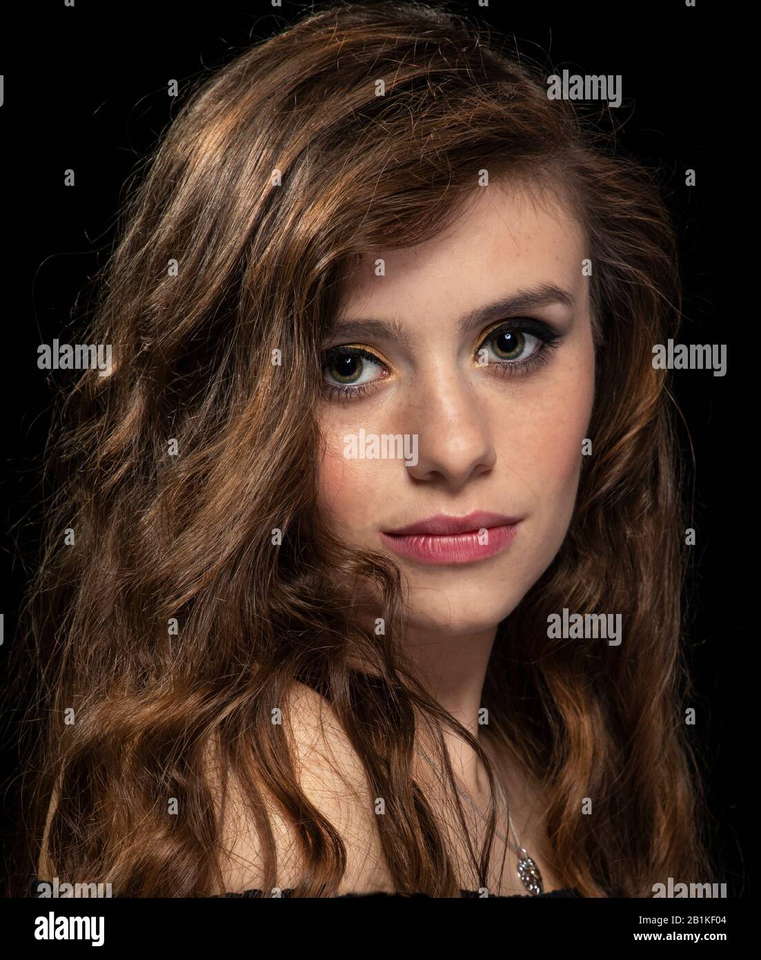 Katrina, a new face in the UK modeling world Stock Photo - Alamy