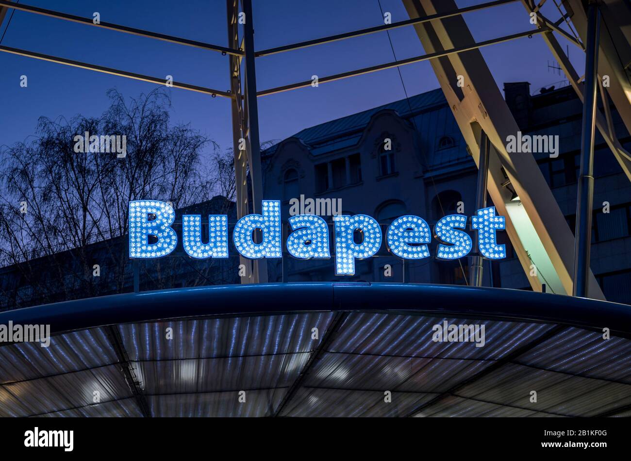 Budapest sign hi-res stock photography and images - Alamy
