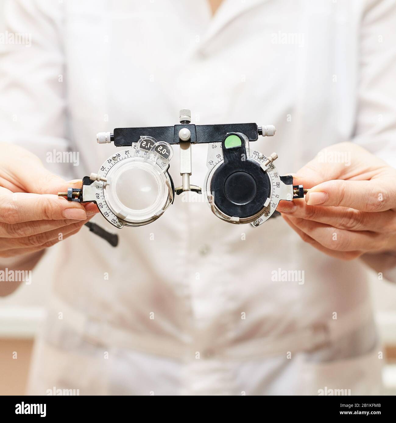 Slit Lamp Eye Examination Equipment High Resolution Stock Photography ...
