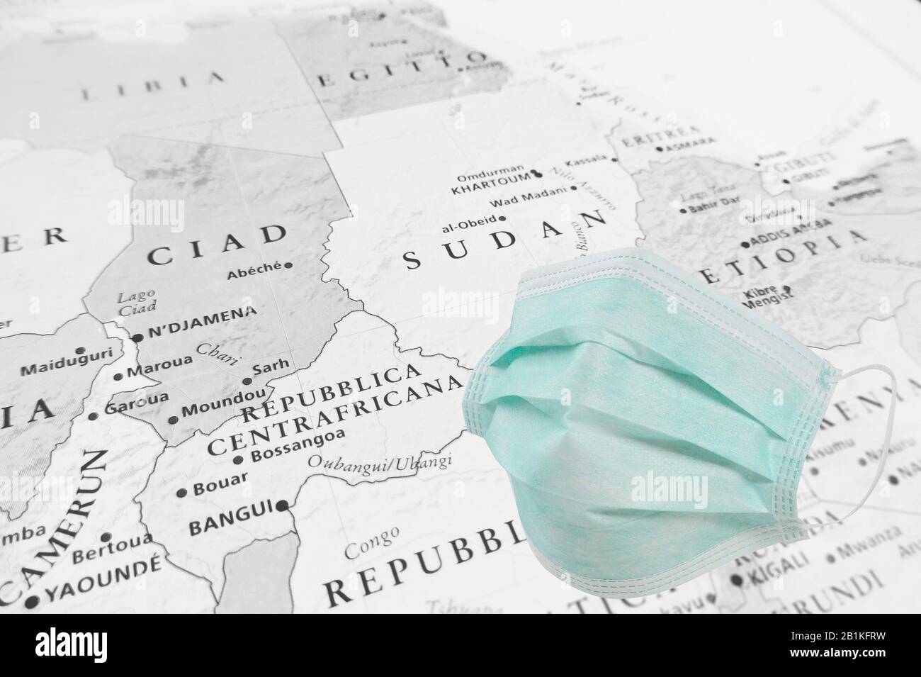 Epidemic conditions over Southern Africa area Stock Photo - Alamy