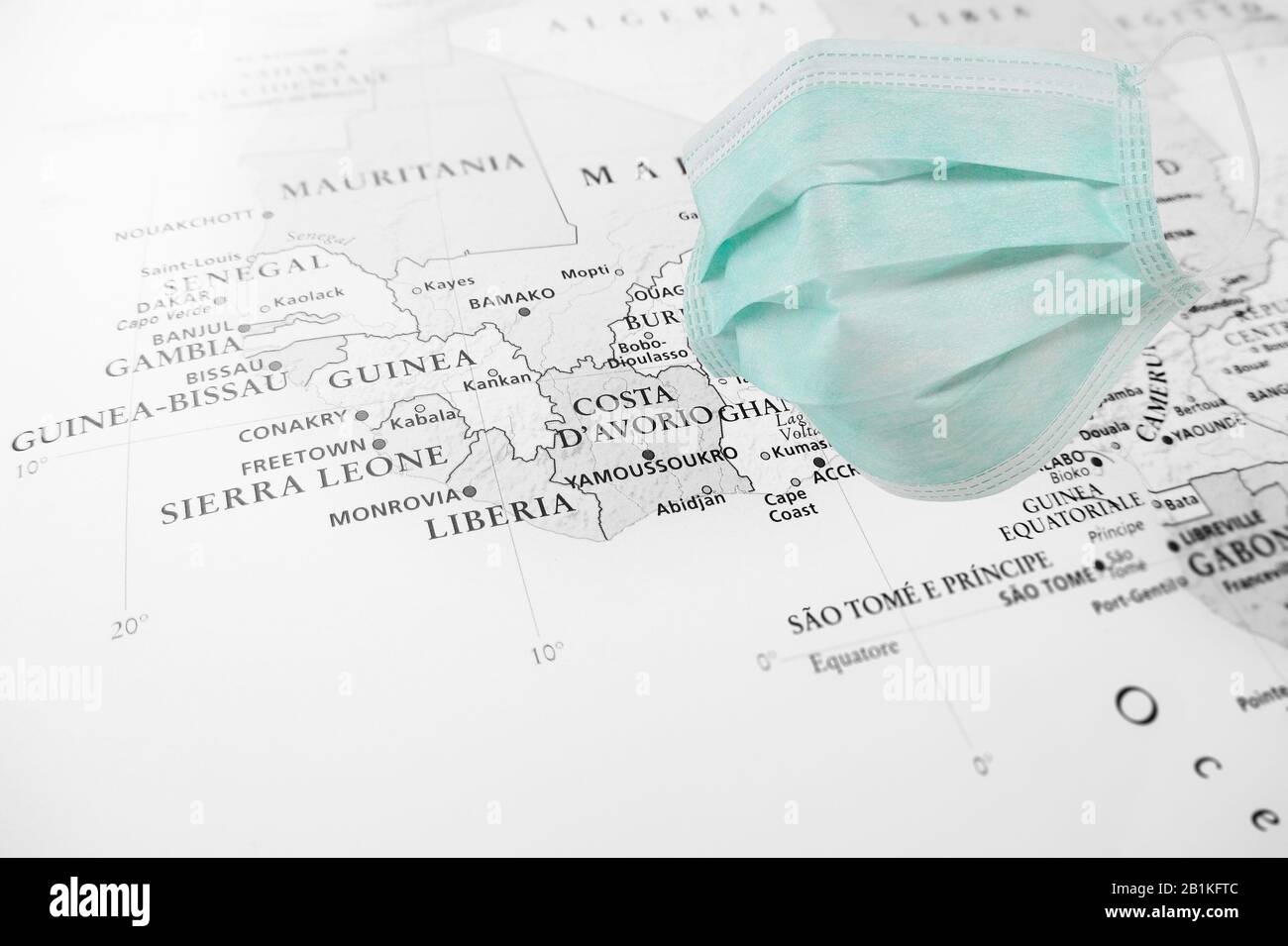 Epidemic conditions over western Africa area Stock Photo - Alamy