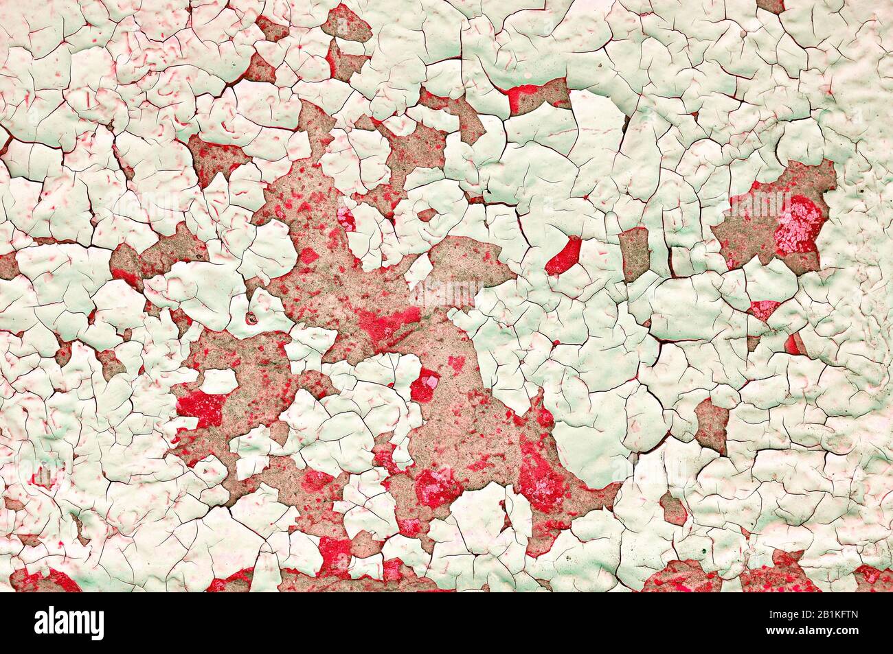 Texture background - light red peeling paint on the old rough concrete ...