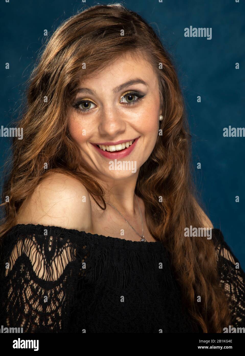 Katrina, a new face in the UK modeling world Stock Photo - Alamy