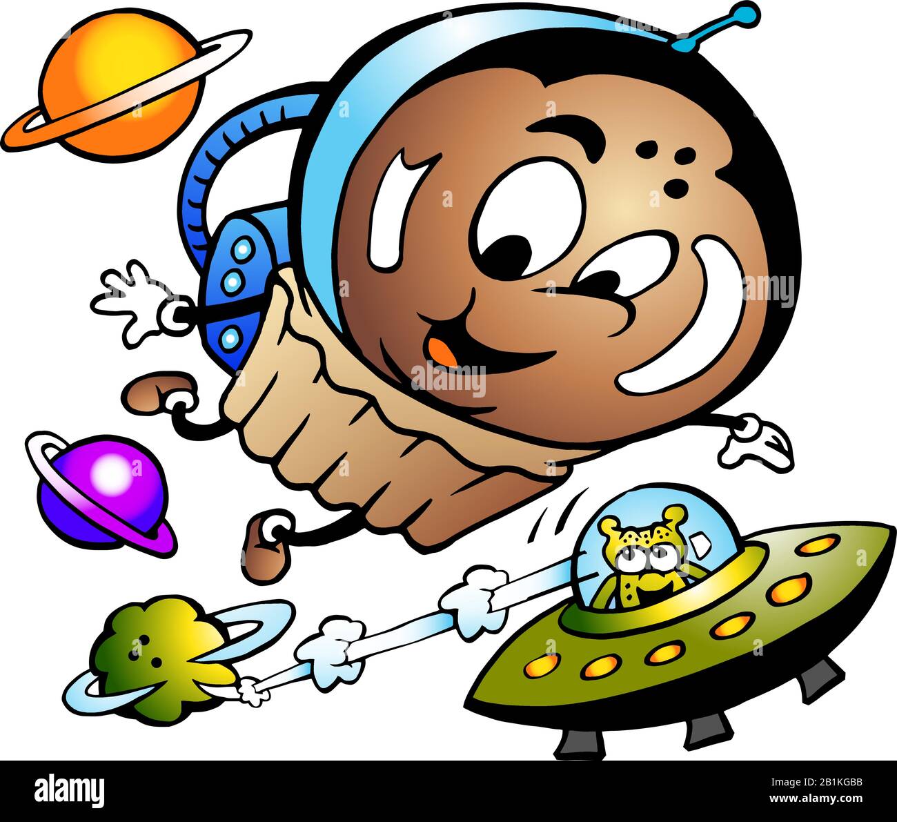 Flying muffin Stock Vector Images - Alamy