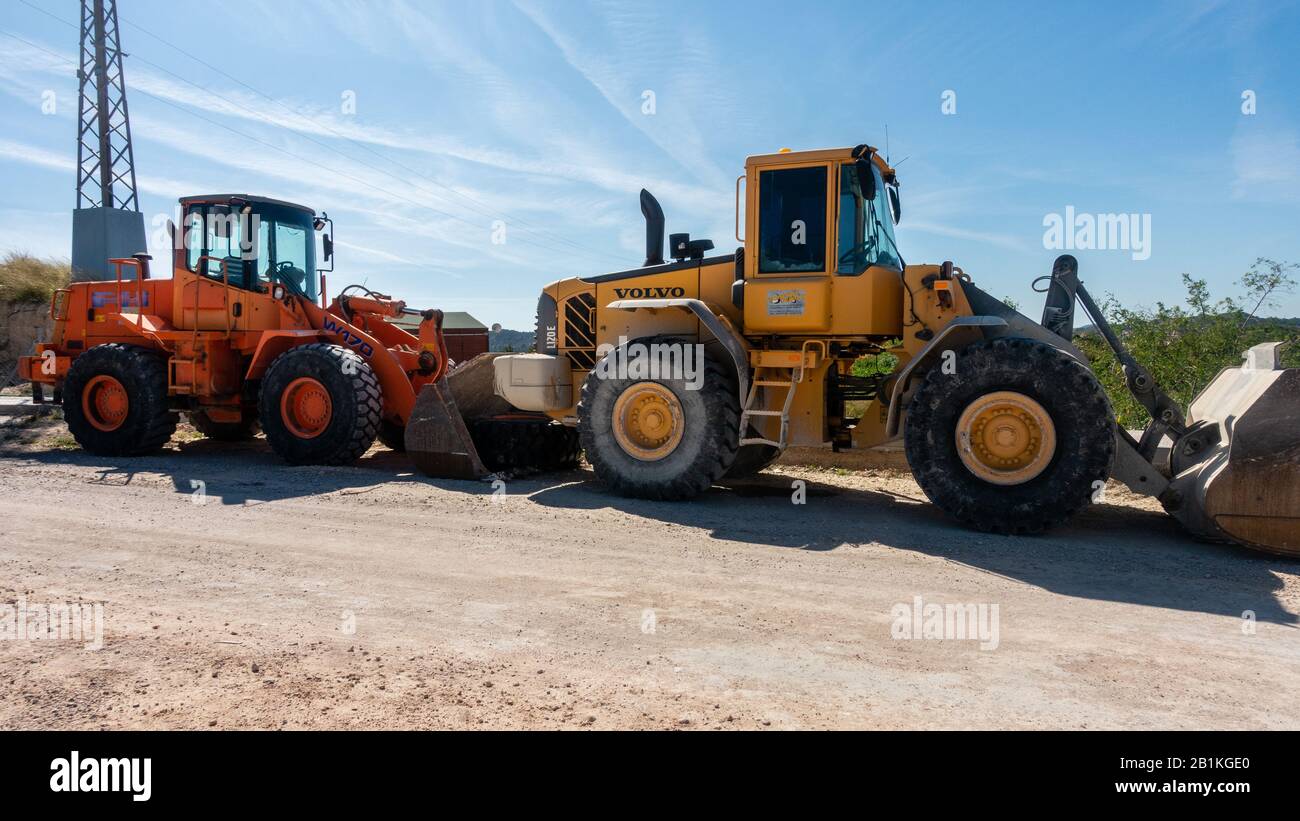 Heavy equipment scraper hi-res stock photography and images - Alamy