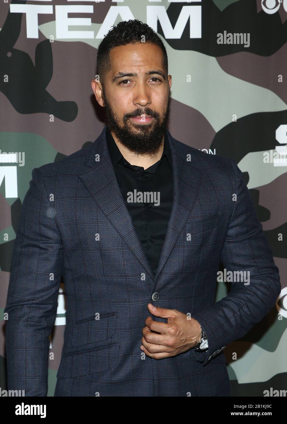 25 February 2020 - Hollywood, California - Neil Brown Jr. SEAL Team' TV ...