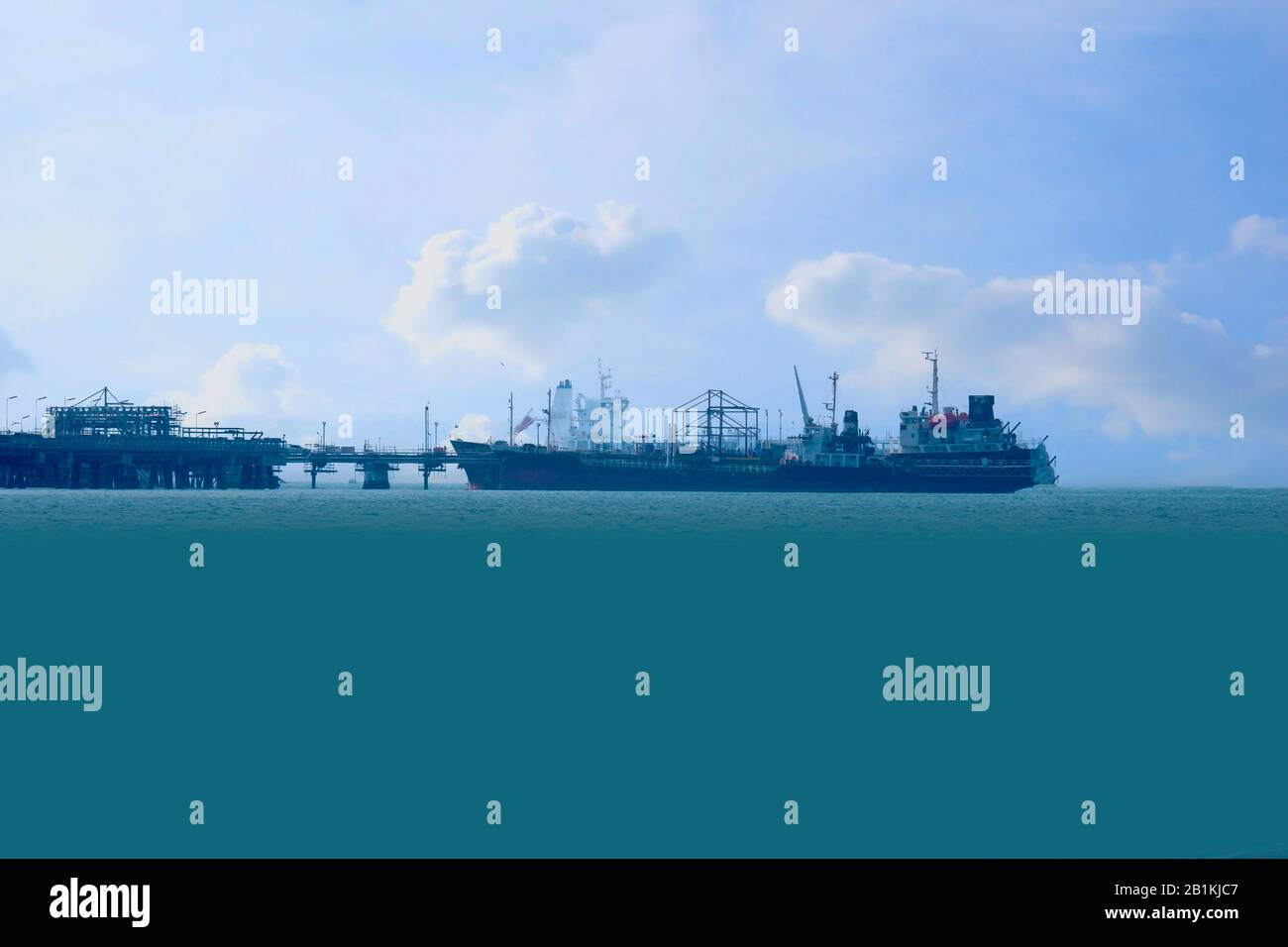 Container ship For morning import and export Stock Photo - Alamy