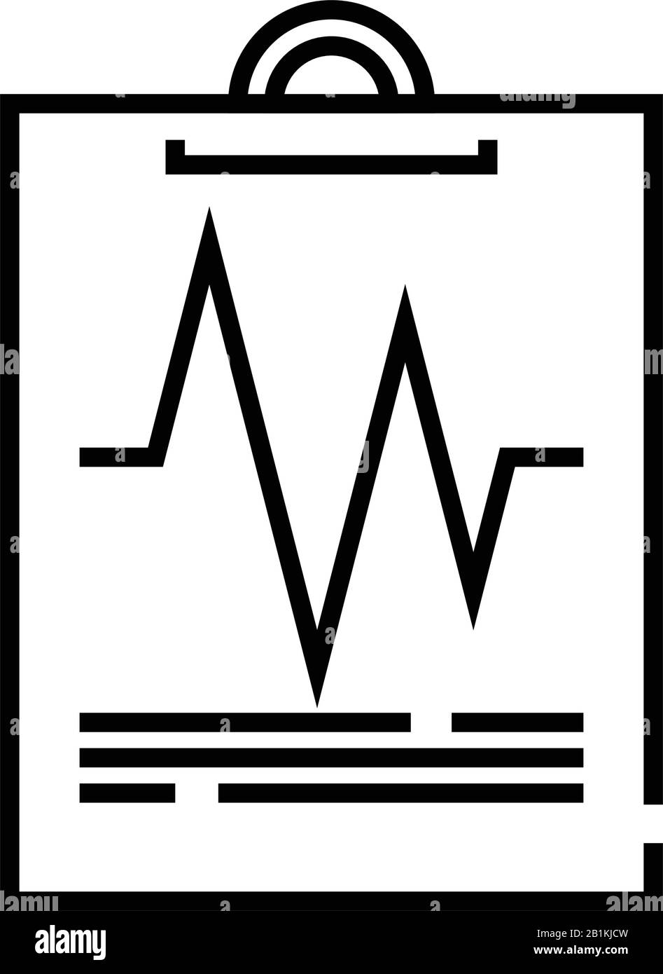 Graphic Data Line Icon Concept Sign Outline Vector Illustration