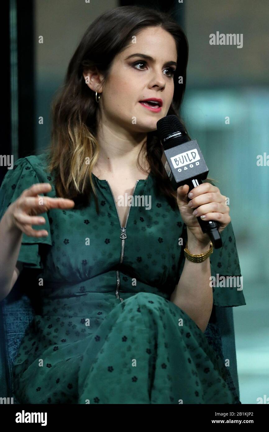 New York, NY, USA. 26 February, 2020. Amy Hoggart visits the BUILD ...