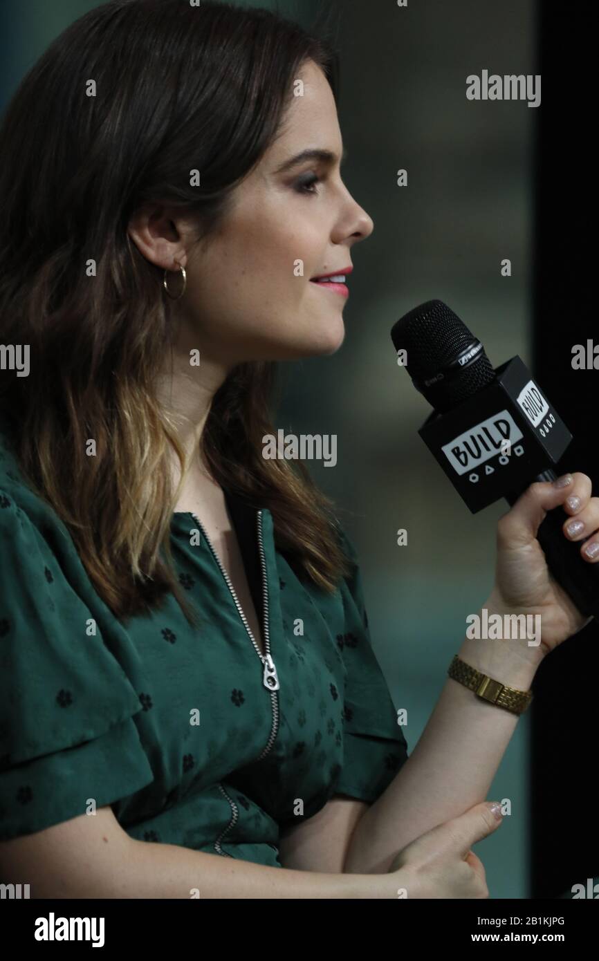 New York, NY, USA. 26 February, 2020. Amy Hoggart visits the BUILD ...