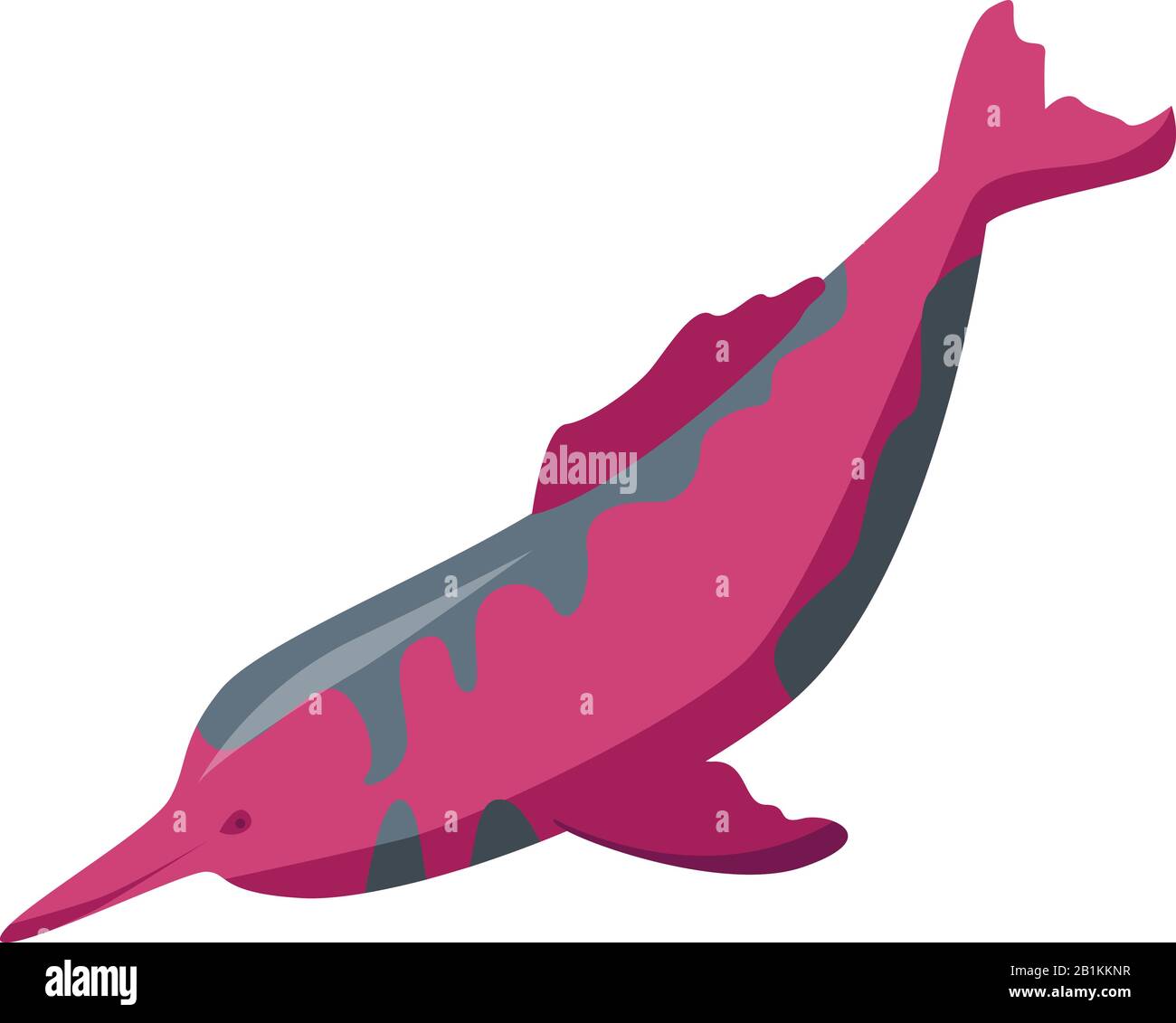 Cute cartoon dolphin heart hi-res stock photography and images - Alamy