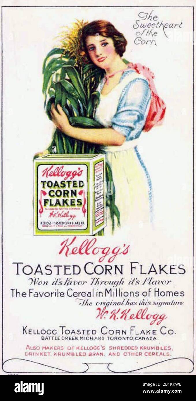 Kelloggs advert hi-res stock photography and images - Alamy