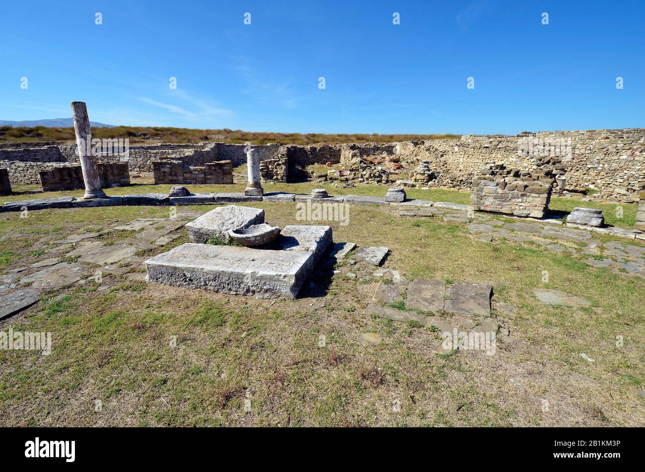 North Macedonia former FYROM, excavations in ancient Roman Stobi ...