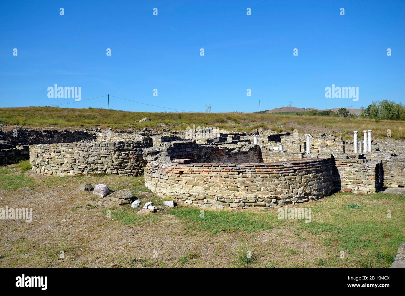North Macedonia former FYROM, excavations in ancient Roman Stobi ...