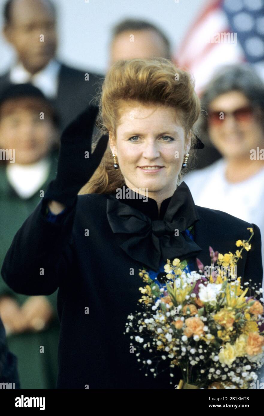 Sarah ferguson duchess york arrives hi-res stock photography and images ...