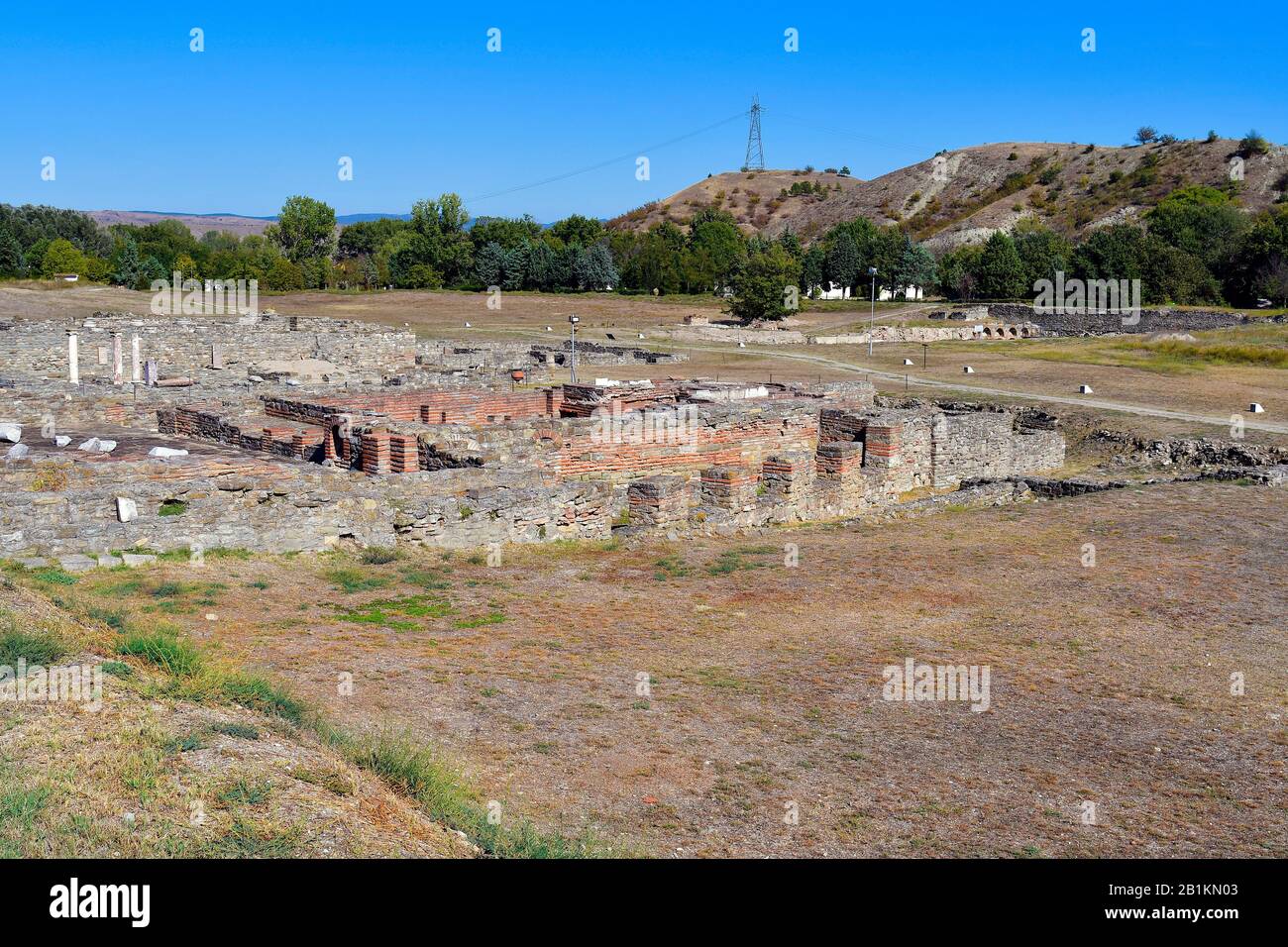 North Macedonia former FYROM, excavations in ancient Roman Stobi ...